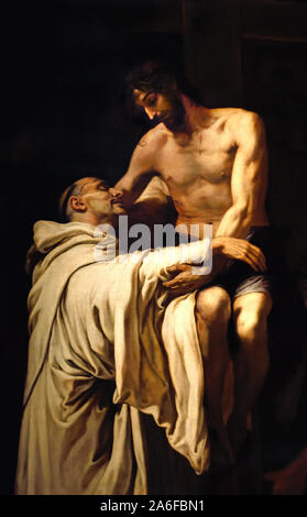 Francisco Ribalta - Christ Embracing St Bernard - WGA19350 Stock Photo ...