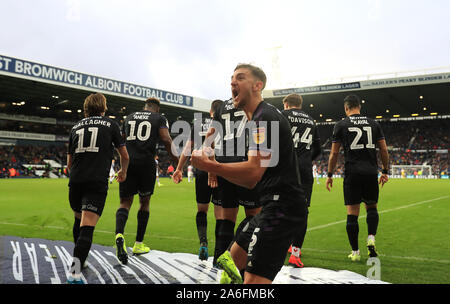 Charlton Athletic's Tom Lockyer celebrates scoring their second goal ...