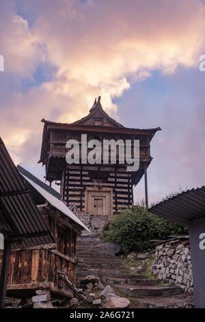 Chitkul Fort, Chitkul Village, Sangla, Himachal Pradesh, India Stock ...