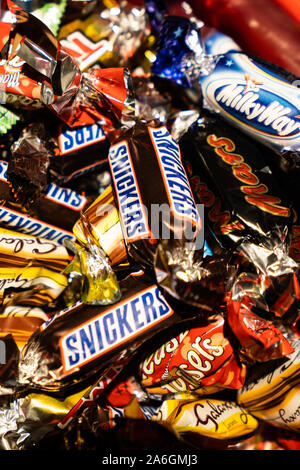 celebration chocolates mars twix milky way bounty Stock Photo - Alamy