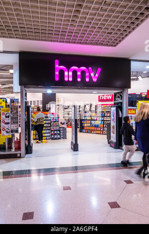 The HMV Store on Market Street Manchester City Centre Stock Photo - Alamy