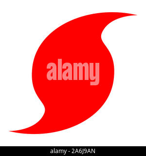 Hurricane Tropical Cyclone or typhoon graphic with as a dangerous ...