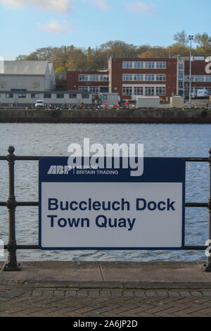 UK Barrow-In-Furness, Buccleuch Dock, Town Quay, Associated British ...