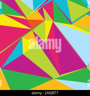 Abstract background with colorful triangles for magazines, booklets or ...