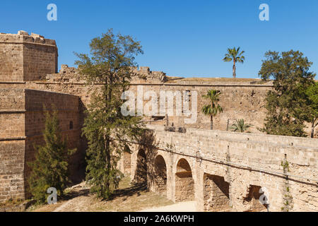 The stone city walls of Famagusta in Cyprus Stock Photo - Alamy