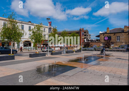 Town Square Gravesend Kent Stock Photo - Alamy