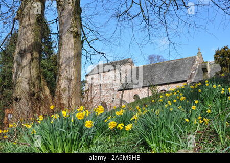 St James' church, Ormside in Spring 2, Cumbria Stock Photo - Alamy