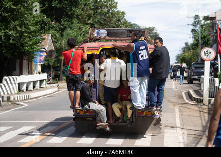 Overloaded Jeepney in The Philippines Stock Photo - Alamy