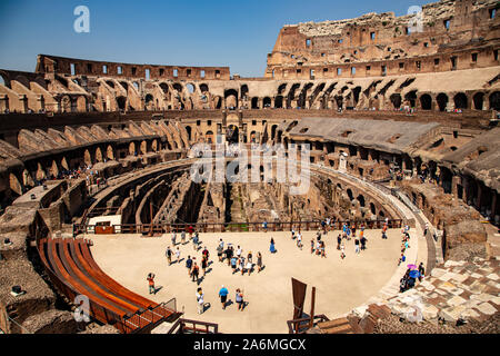 Original seating of Coliseum,Rome Stock Photo - Alamy