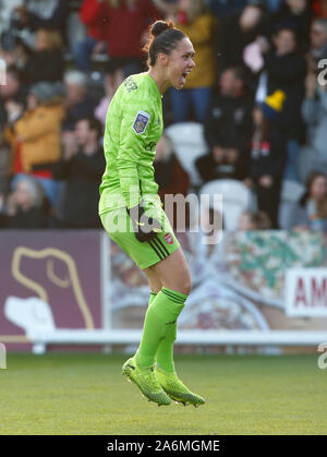 Vivianne Miedema of Arsenal celebrates her goal during the THE FA WOMEN ...