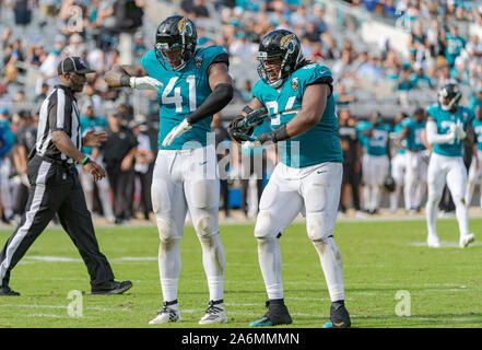 Jacksonville Jaguars linebacker Dawuane Smoot (91) in action during an ...