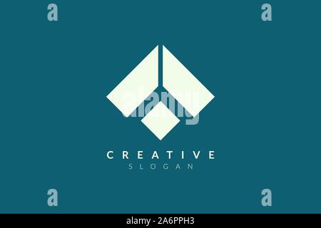 Minimalist design Rooftop interior logo design Stock Vector Image & Art ...