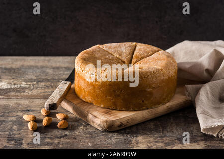 Traditional Christmas marzipan on wooden table Stock Photo - Alamy