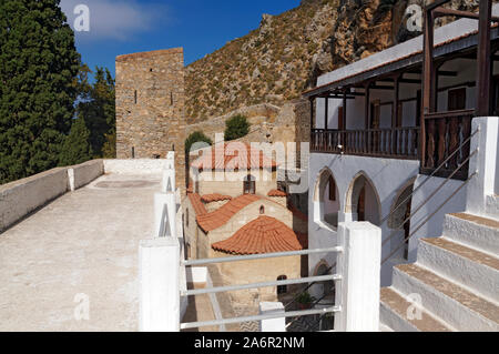 Aghios Panteleimonas Monastery,, Tilos, Dodecanese islands, Southern ...