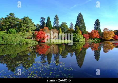 morning reflections at sheffield park Stock Photo - Alamy