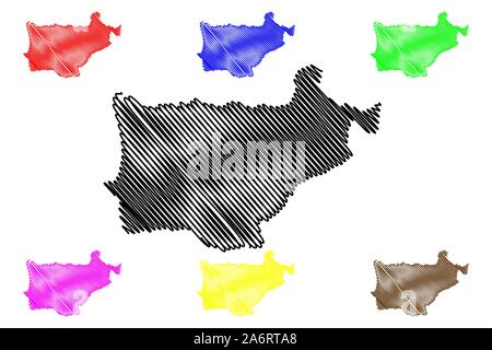 Akkar Governorate (Lebanese Republic, Governorates of Lebanon) map ...