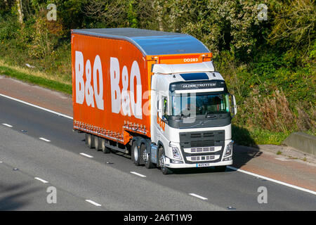 B&Q Haulage delivery trucks, lorry, transportation, truck, cargo ...