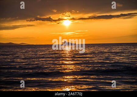 Zadar, Croatia - July, 2019 Sunset in Zadar Croatia Stock Photo - Alamy