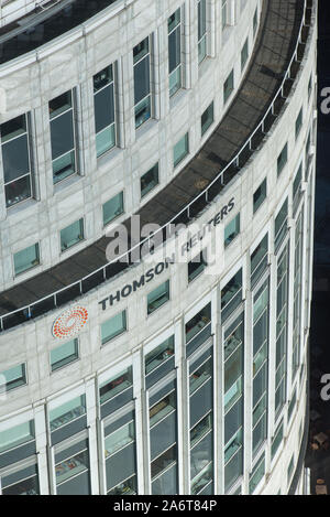 Thomson Reuters' headquarters at Canary Wharf, east London Stock Photo ...