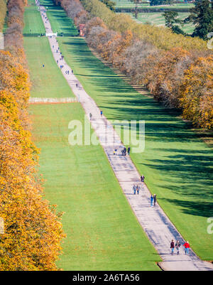 The Long Walk, Windsor Great Park, Windsor, Berkshire, England, United ...
