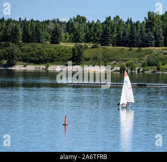 Sailing, Calgary, Alberta, Canada Stock Photo - Alamy