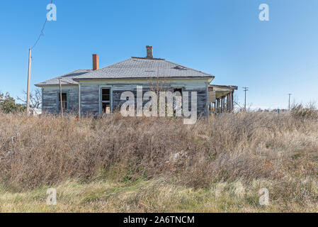 Abandoned Building in Angora, Nebraska, USA Stock Photo - Alamy