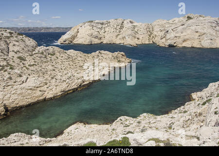 Calanque de Morgiret, (Morgiret Cove), Ratonneau Island, Frioul Islands ...
