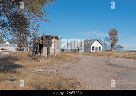 Abandoned Building in Angora, Nebraska, USA Stock Photo - Alamy