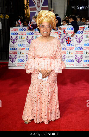 Dame Elizabeth Anionwu arriving for the Pride of Britain Awards held at ...