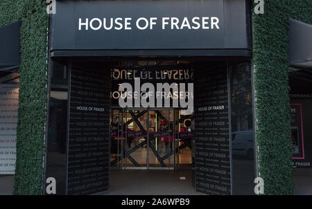 House of Fraser logo displayed on smartphone Stock Photo - Alamy