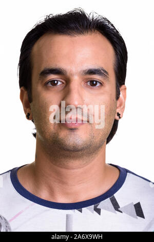 Face of Persian man looking at camera Stock Photo - Alamy