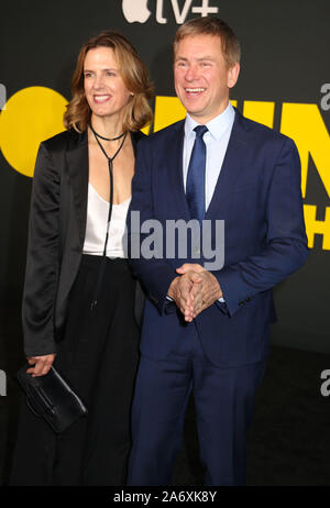 Television news anchor Pat Kiernan, right, and wife Dawn Lerohl attend ...