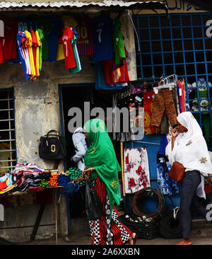 Comoros, Grande Comore, Moroni, clothing shop Stock Photo - Alamy
