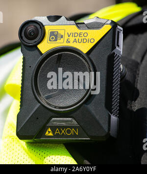 Body Worn Video and Audio recording in operation warning sign ...