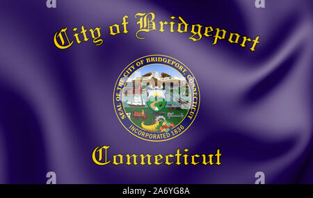 3D Connecticut Flag Stock Photo - Alamy