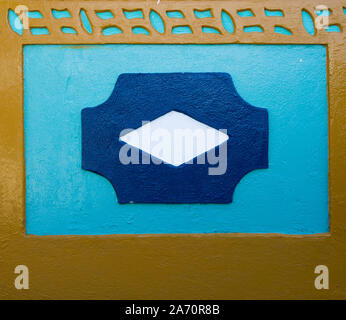 The colourful sign of Guatape in Colombia Stock Photo - Alamy