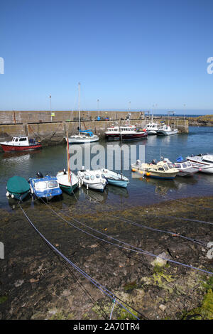 St Abbs Fishing Village, Berwickshire, Borders, Scotland Stock Photo ...