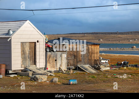 Residential houses in Clyde River, Nunavut, Canada Stock Photo - Alamy