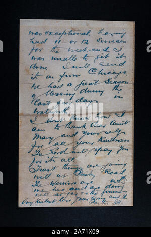 Replica memorabilia relating to the Titanic: Letter on Titanic company ...