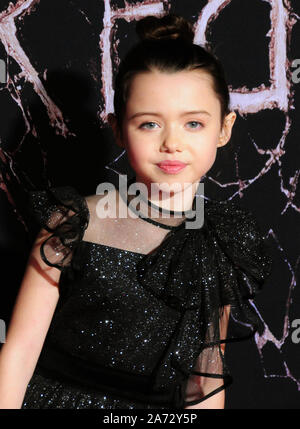 Violet McGraw attends the red carpet of the 2023 HCA Film Awards. Photo ...