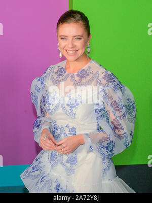 Actor Bel Powley attends the world premiere of Apple TV+'s "The Morning ...