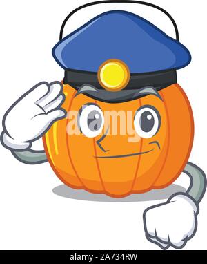 Cartoon corn sweet with the character police Stock Vector Image & Art ...