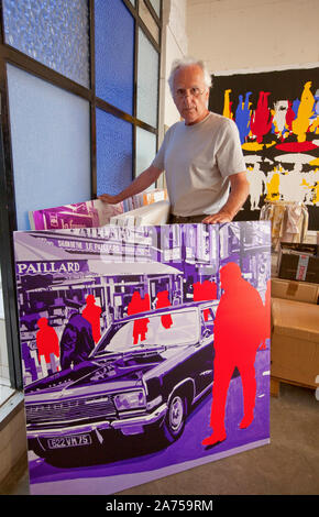 GERARD FROMANGER, FRENCH PAINTER Stock Photo - Alamy