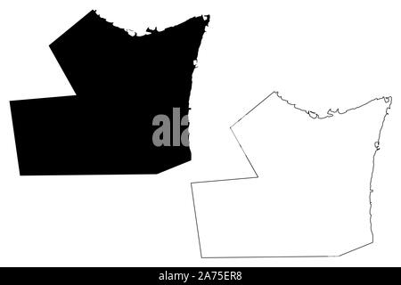 Hawalli Governorate (State of Kuwait, Governorates of Kuwait) map ...