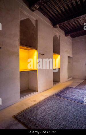 Interior of 1600s Jabreen Fort in Oman, now a museum Stock Photo - Alamy