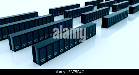 Server Room extremely detailed and realistic high resolution 3d image ...
