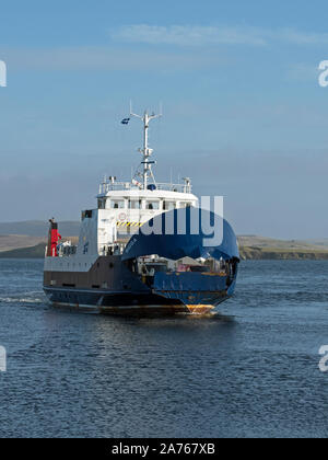 Gutcher Shetland Ferry Terminal, Yell island, Shetland, Scotland, UK ...