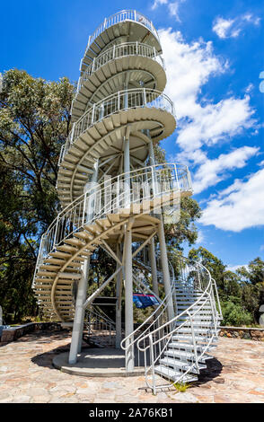 The DNA helical tower in Kings Park, Perth, Australia on 25 October ...