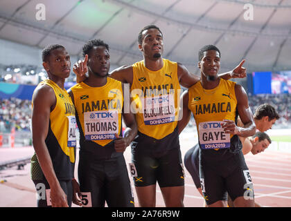 Akeem BLOOMFIELD (Jamaica) competing in the Men's 400m Final at the ...