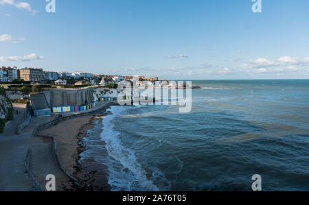 Broadstairs, Kent, England, UK. Tidal seawater swimming pool on the ...